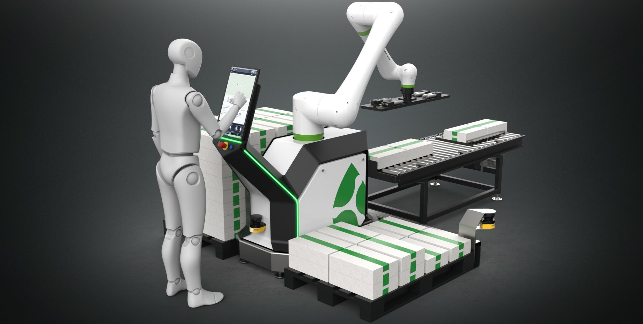 Cobot fin de ligne : robot collaboratif pour l’automatisation